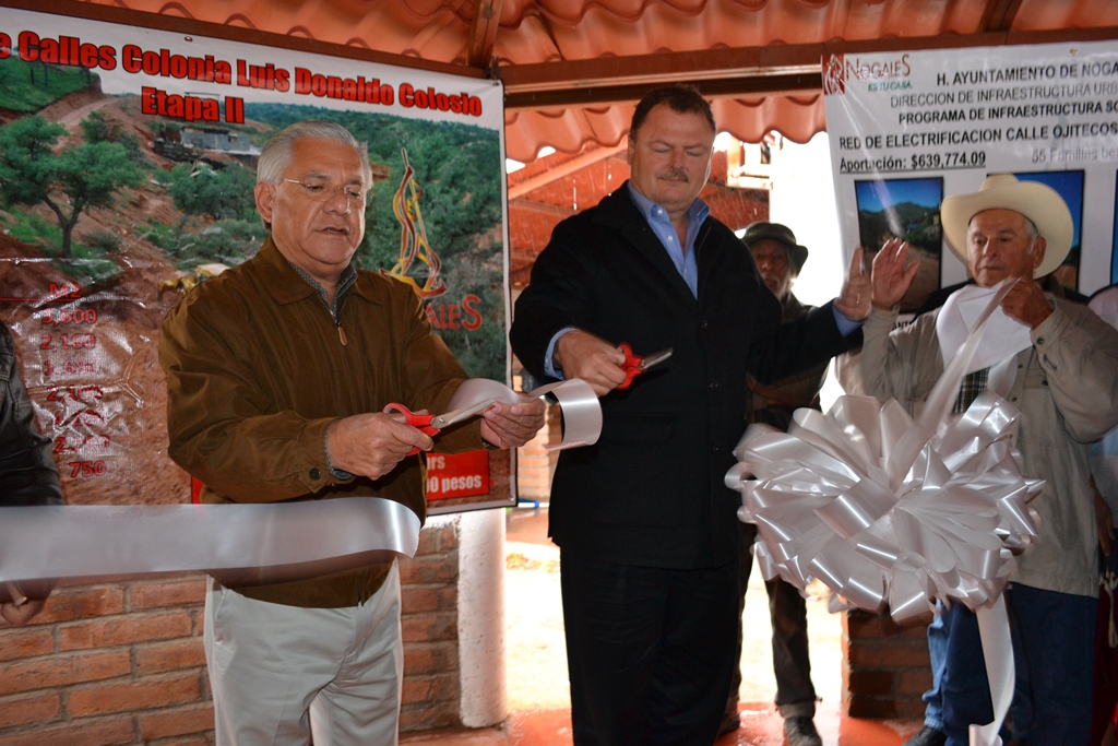 Inauguran RGM y “El Borrego” Gándara electrificación en la colonia ...